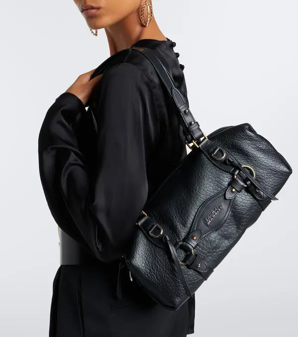 Isabel Marant Étoile Tilpa Mini Leather Shoulder Bag - Black