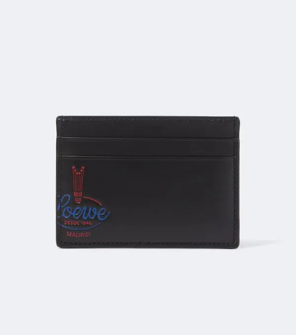 Loewe Leather Cardholder - Black