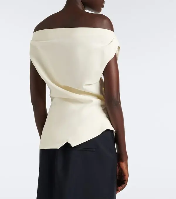 RÓHE Draped Asymmetrical Top