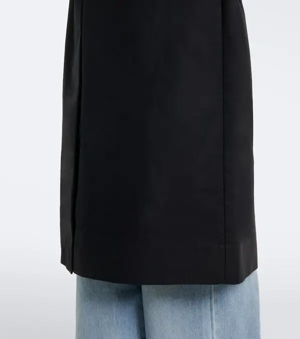 GANNI Cotton Trench Coat