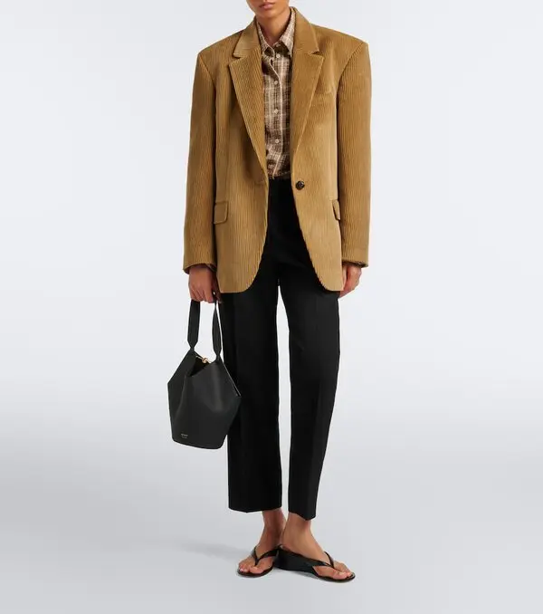 RÓHE Oversized Cotton Corduroy Jacket
