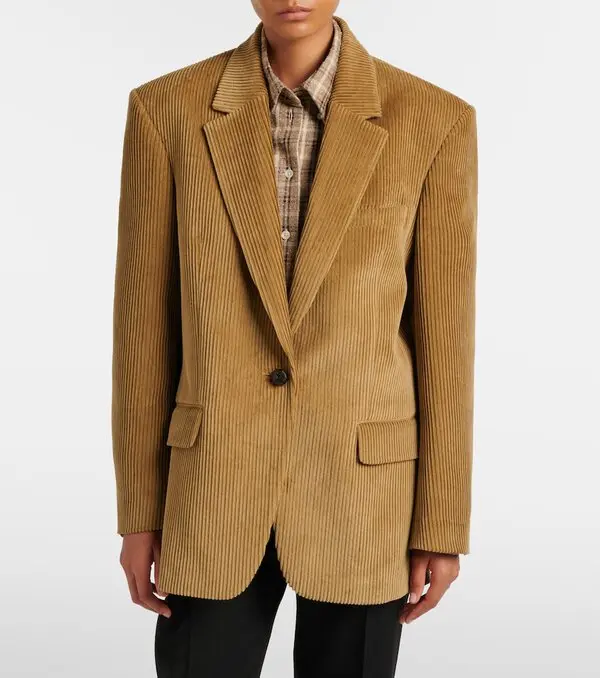 RÓHE Oversized Cotton Corduroy Jacket