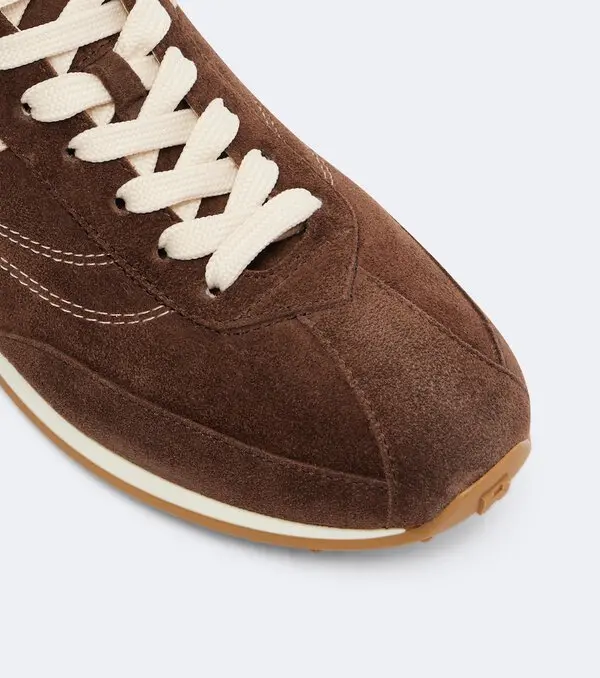 Hogan H699 Suede Lace-up Sneakers - Brown