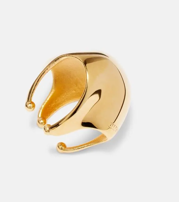 Khaite Lotus 18kt-plated Ear Cuff