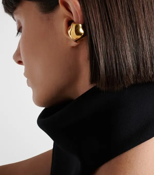 Khaite Lotus 18kt-plated Ear Cuff