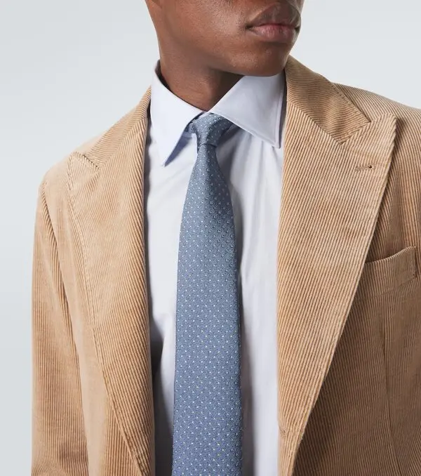 Brunello Cucinelli Silk Jacquard Neck Tie
