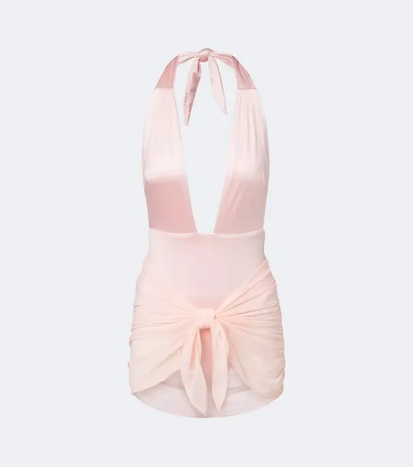 MONTCE Catherine Halterneck Two-piece Set - Pink