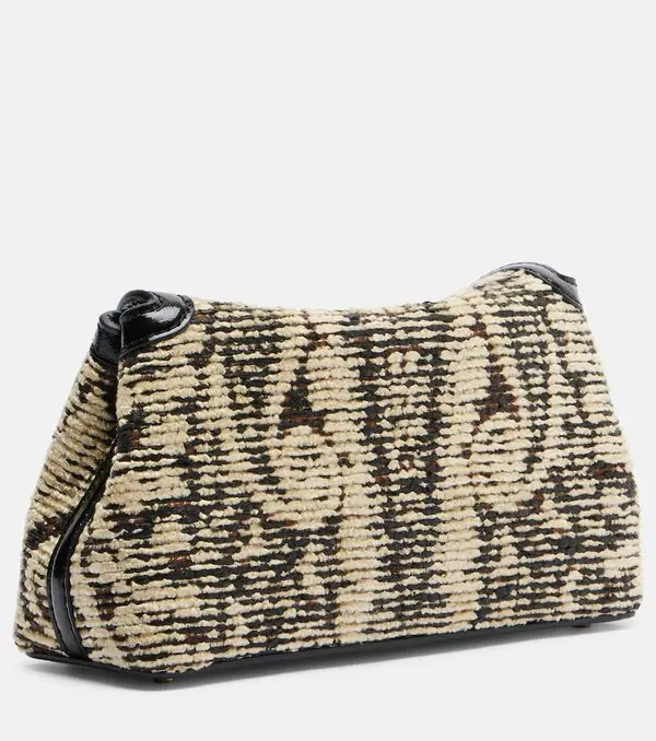 TOTEME T-lock Mini Clutch - Beige