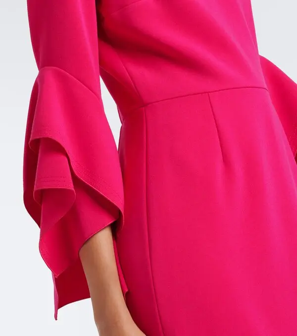 ROKSANDA Cady Gown With Flared Sleeves