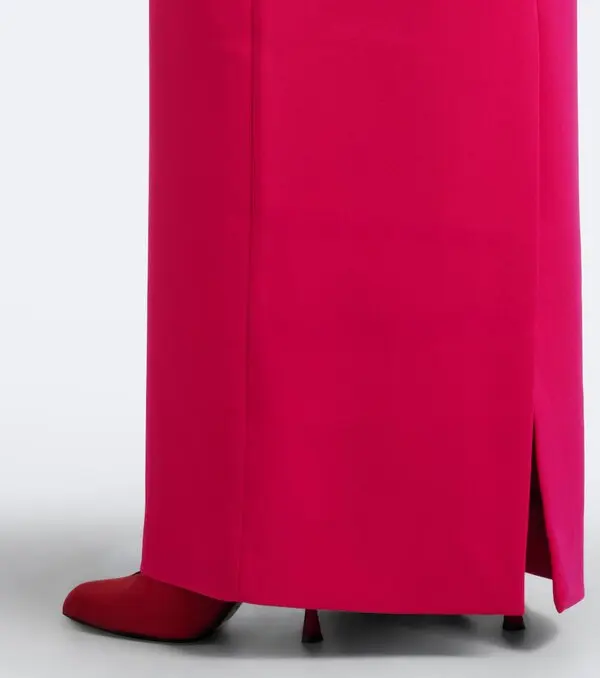 ROKSANDA Cady Gown With Flared Sleeves