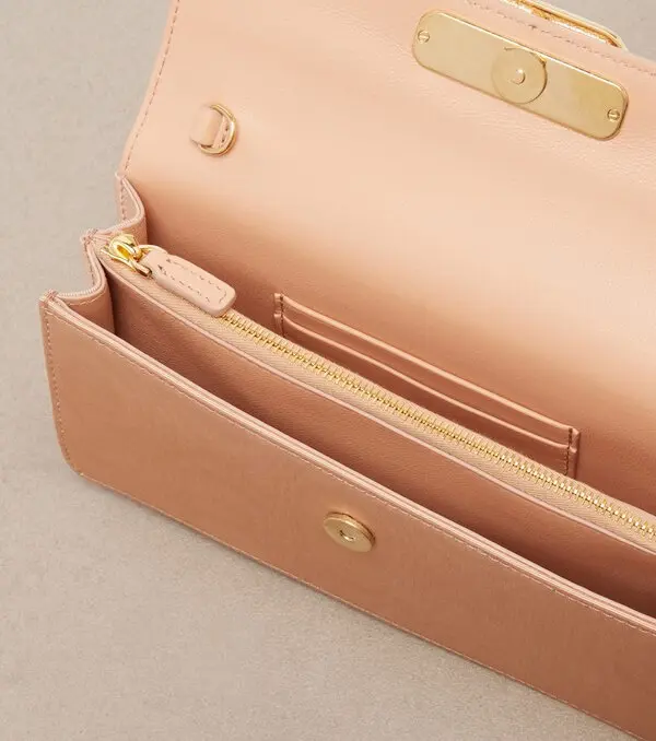 Valentino Garavani Vlogo Embellished Wallet On Chain