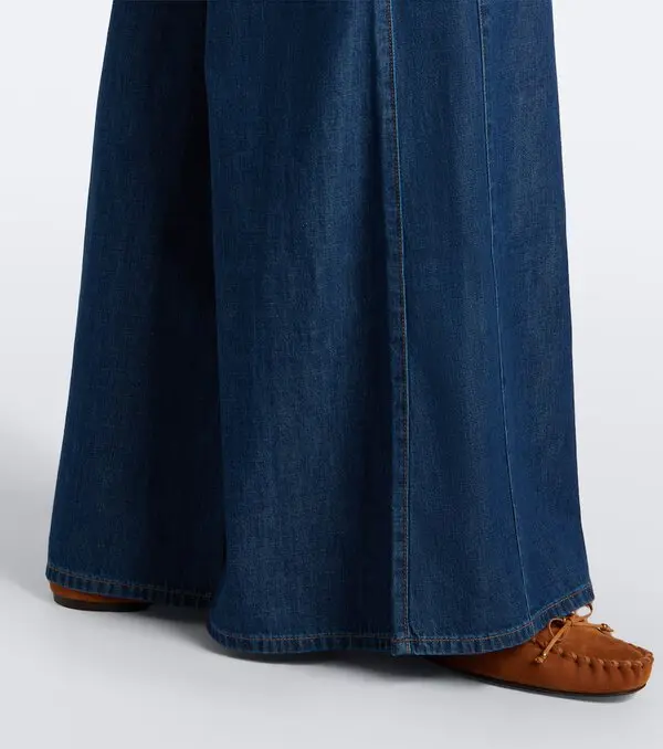 Veronica Beard Digby Wide-leg Jeans