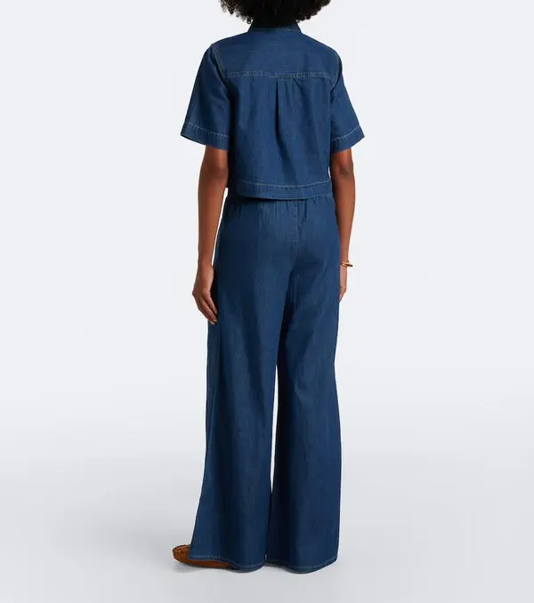 Veronica Beard Digby Wide-leg Jeans