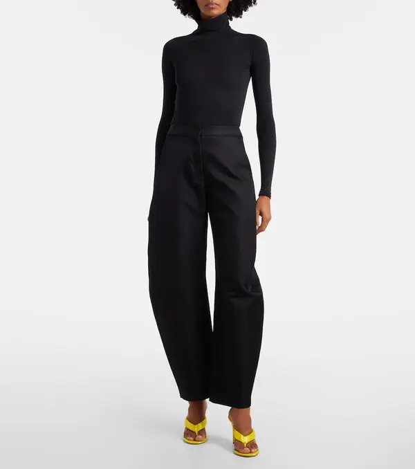 Alaïa Padded Satin Sandals