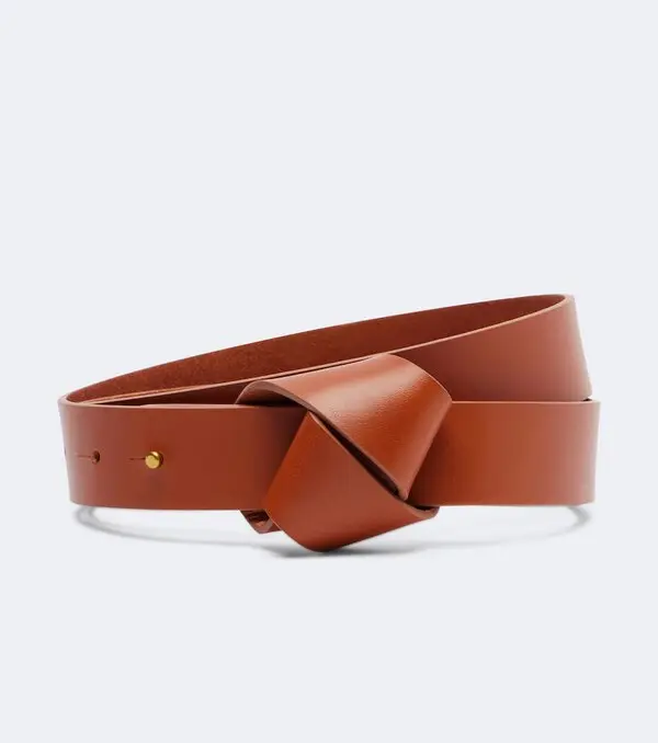 Isabel Marant Étoile Leather Knot Belt - Brown