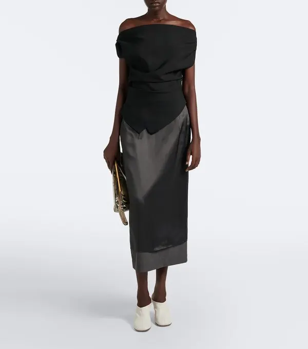 RÓHE Draped Asymmetric Top