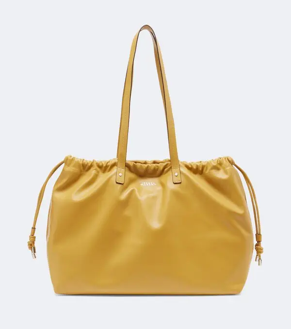 Isabel Marant Étoile Silven Leather Shoulder Bag - Yellow