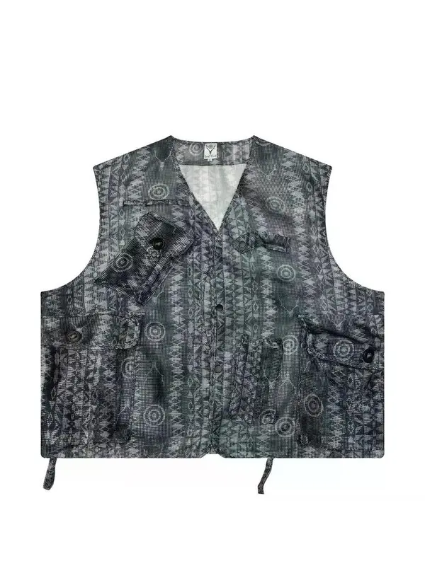 SOUTH2 WEST8 Bush Tenkara Mesh Vest - Black