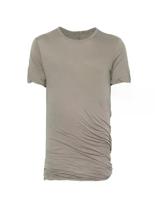 Rick Owens Double-layer Short-sleeve Cotton T-shirt - Grey