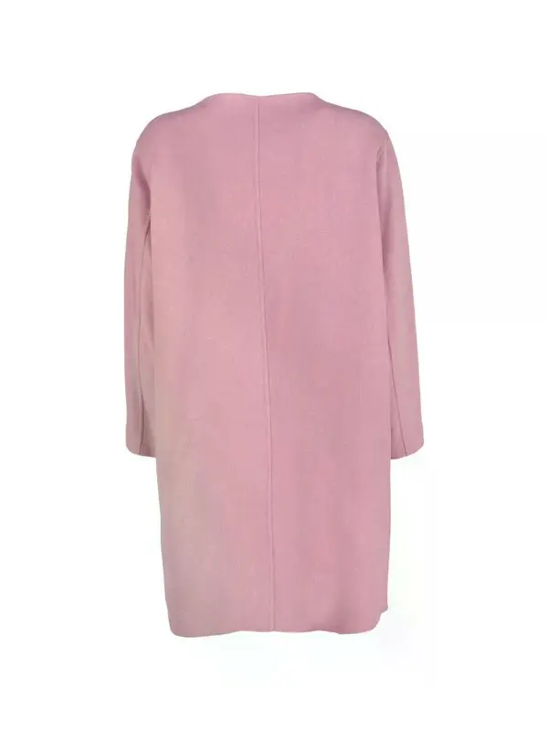 CARACTÈRE Collarless Patch-pocket Coat