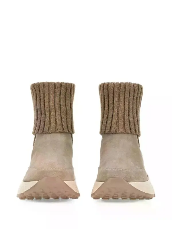 Hogan Ribbed-knit Sneakers