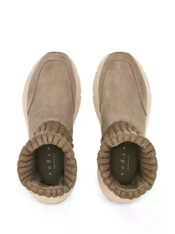 Hogan Ribbed-knit Sneakers