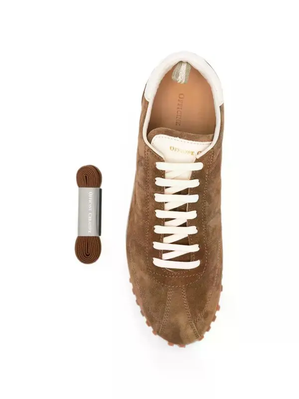 Officine Creative Suede Lace-up Sneakers