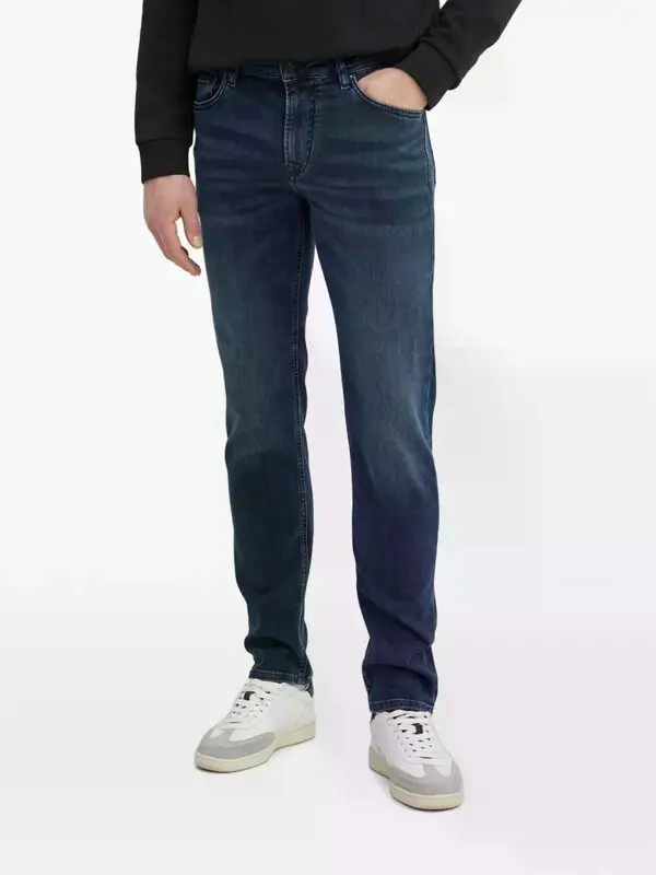 JOOP! Mitch Straight Leg Jeans With Logo Patch