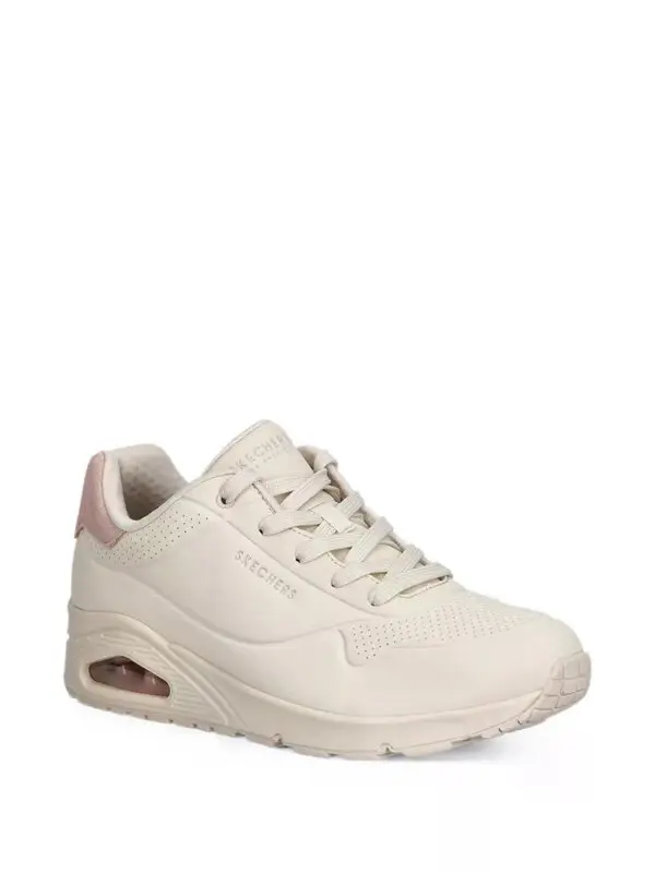 Sketchers Uno Pop Back Perforated Paneled Sneakers