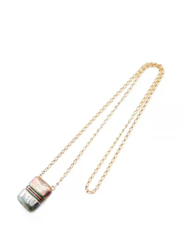 Gucci Sherry Line Pill Case Pendant Necklace