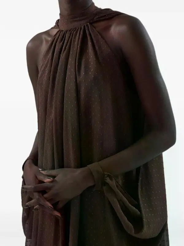 TALLER MARMO Eterea Draped Mini Dress