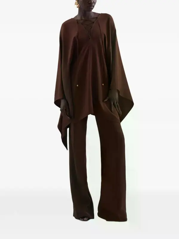 TALLER MARMO Marlene Pressed-crease Wide-leg Trousers