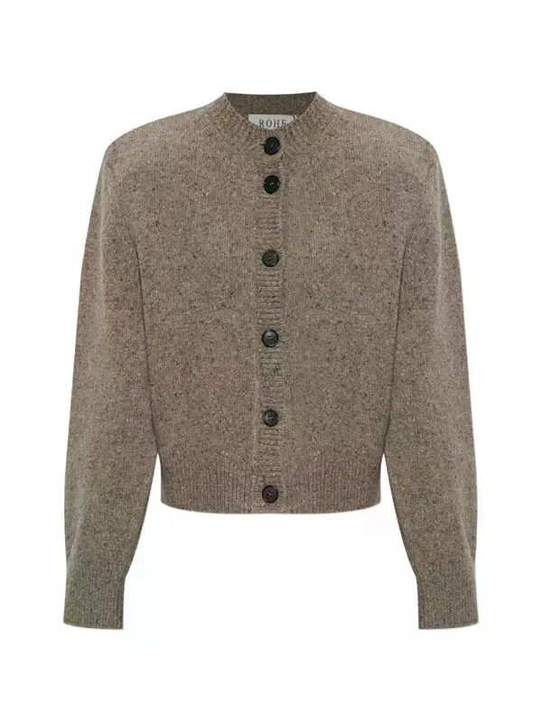 RÓHE Shoulder-padded Cardigan