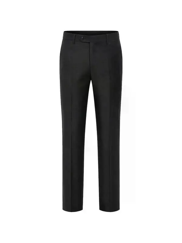 Corneliani Scalloped-hem Trousers - Black