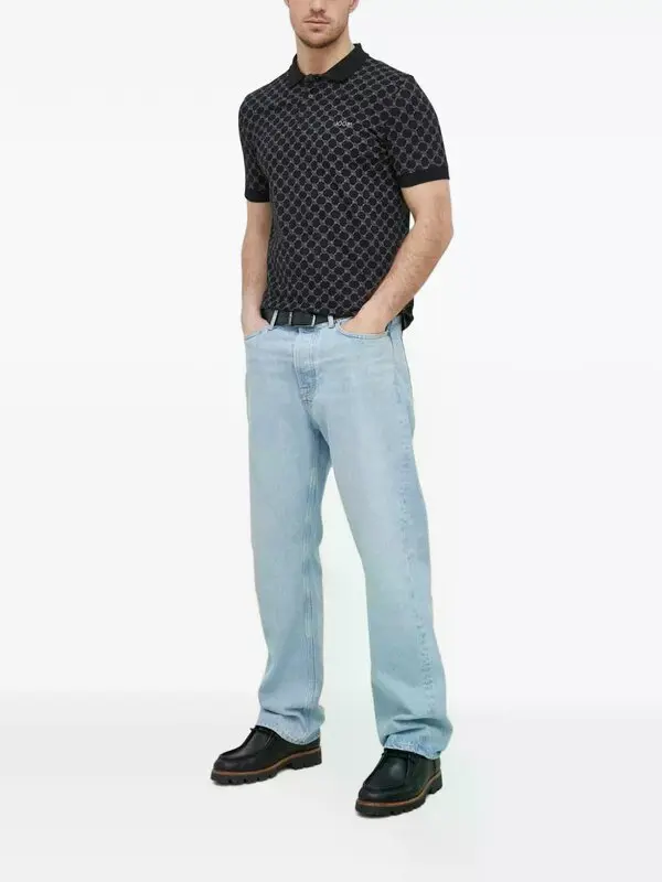 JOOP! Paigam Monogram-print Polo Shirt