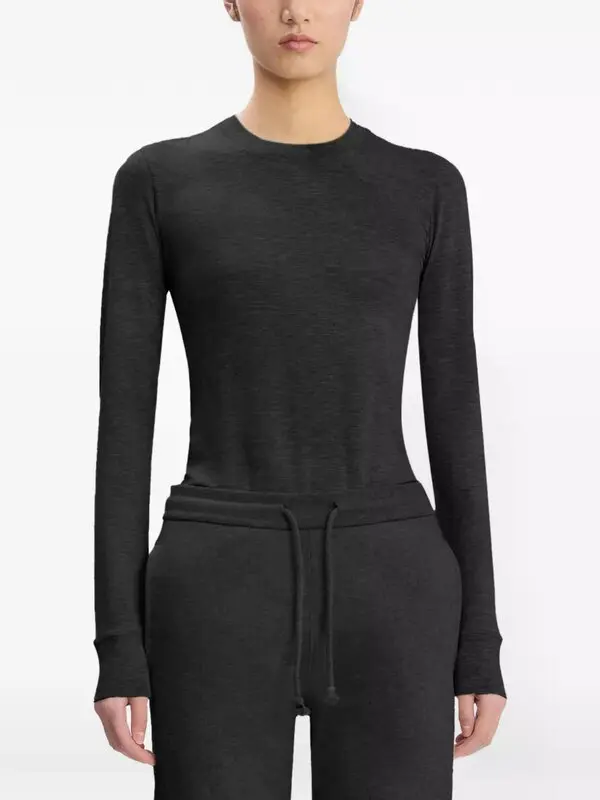 Victoria Beckham Long Sleeve Crew Neck T-shirt