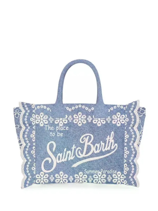 MC2 SAINT BARTH Vanity Tote Bag - Blue