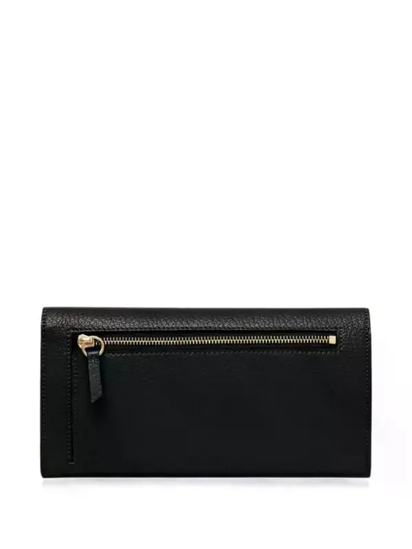 Chloé Logo-plaque Grained Leather Wallet
