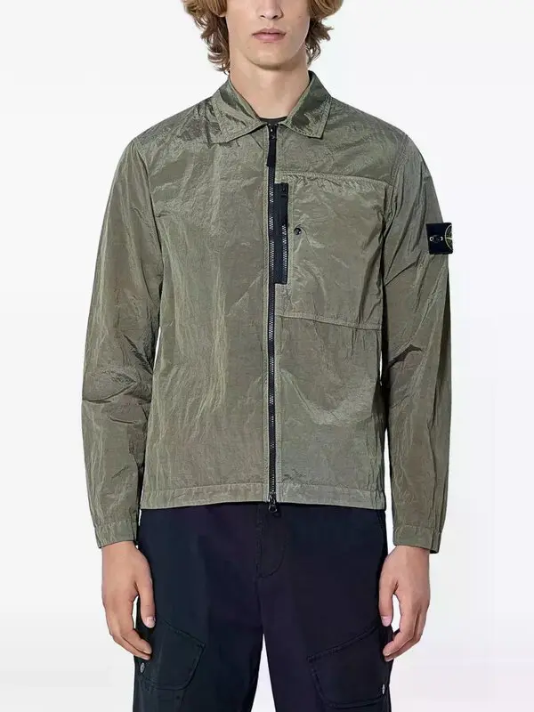 Stone Island Zip-up Patch-pocket Jacket