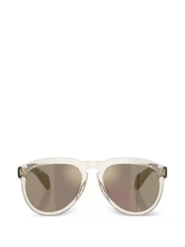 Moncler Browline Isopleth Sunglasses - Neutrals