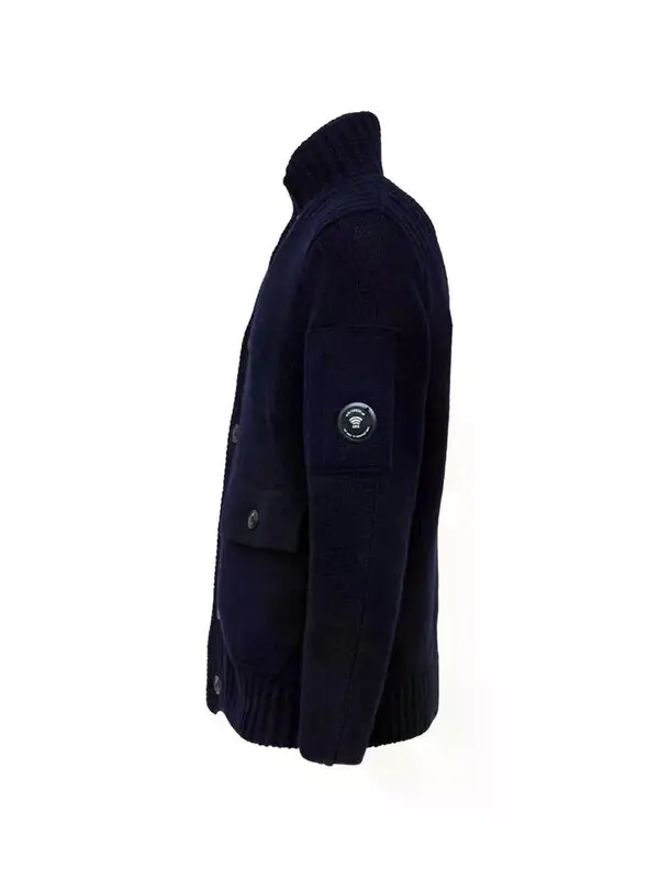C.P. COMPANY Lens Detail Button-up Cardigan