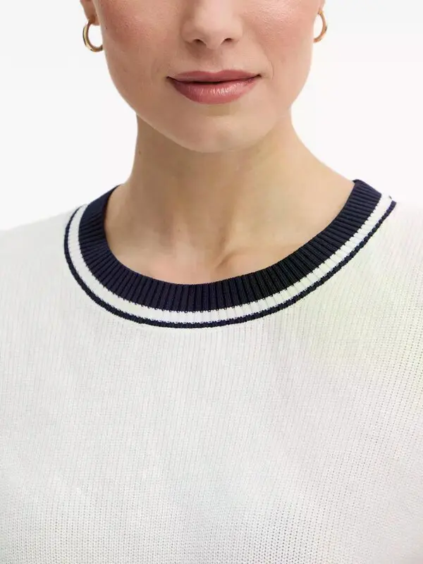 JOOP! Kirela Contrast-trim Knit Sweater