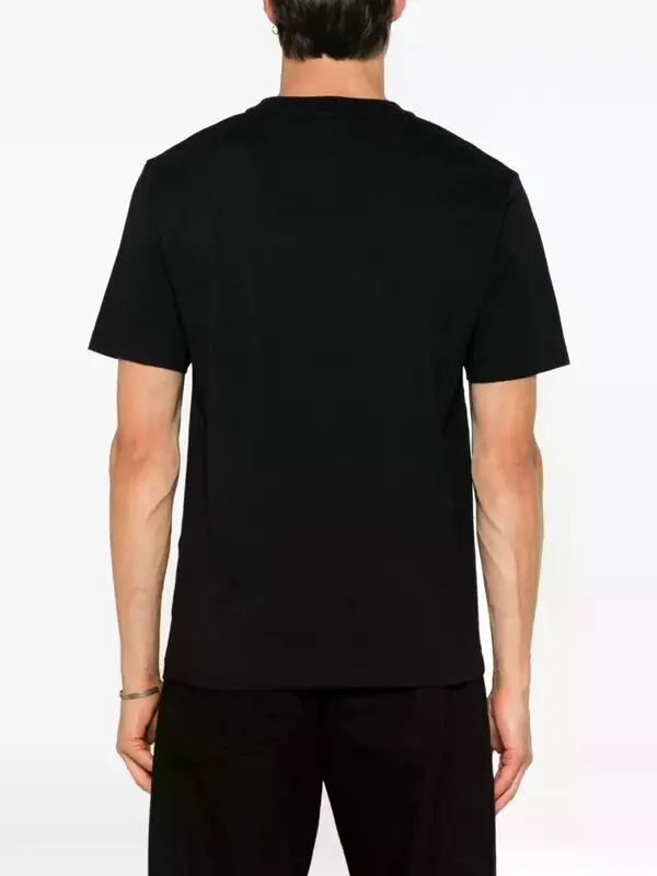 Off-White Logo-embroidered Cotton T-shirt
