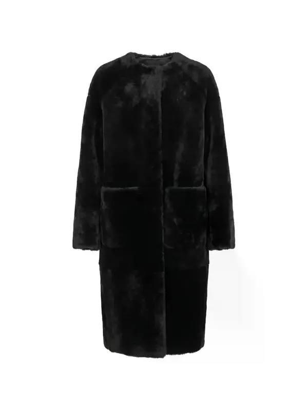 BLANCHA Shearling Panelled Coat
