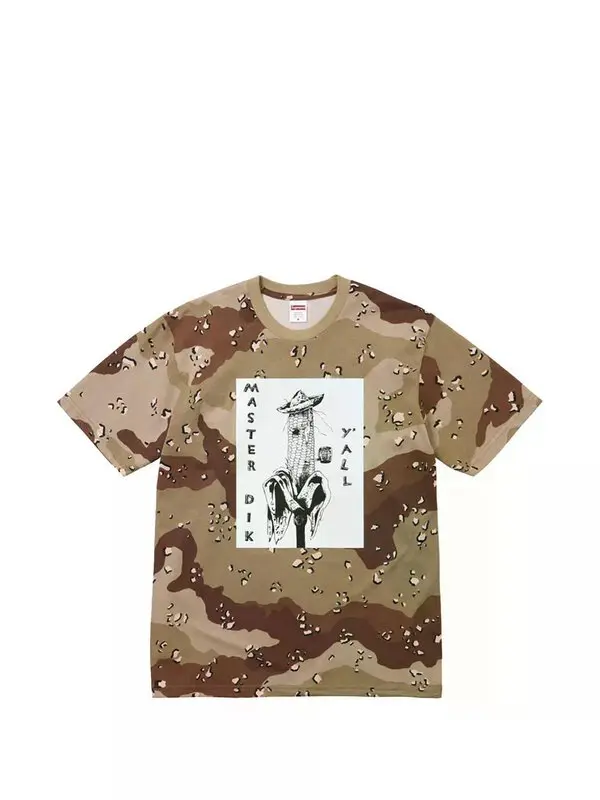 Supreme X Mike Kelley Camouflage Print T-shirt