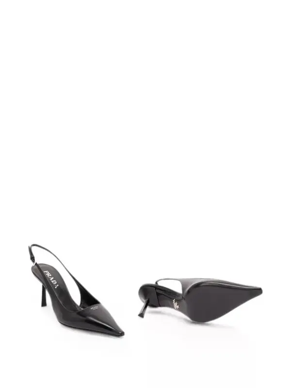 Prada Slingback Pointed-toe Pumps
