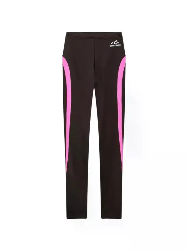 Balenciaga Logo-print Panelled Leggings