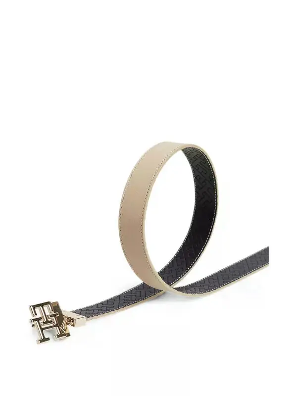 Tommy Hilfiger Logo Monogram Reversible Belt