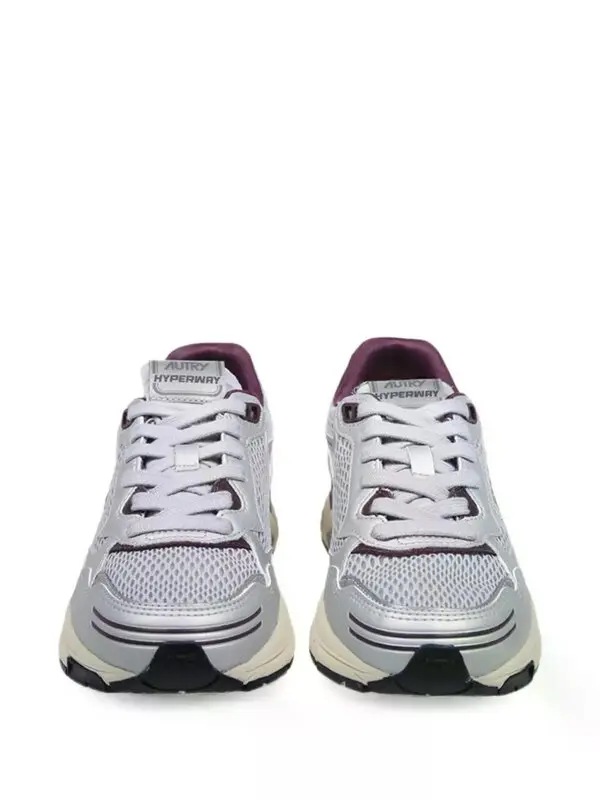 AUTRY Hyperway Mesh-panel Sneakers - Silver