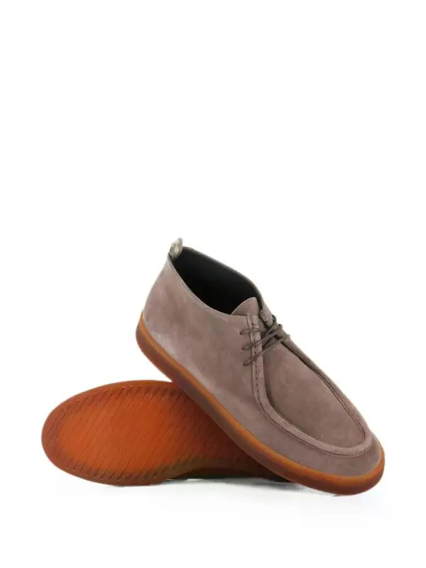 Officine Creative Suede Lace-up Desert Boots